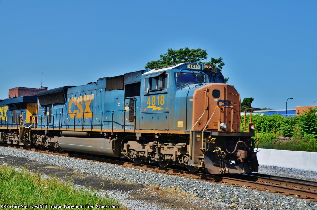 CSX 4818 is my first eastbound.